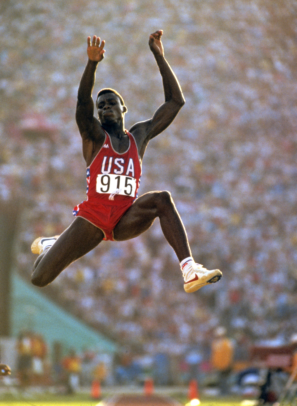 Carl Lewis. Power and style. | Long jump, Carl lewis, Sports photography