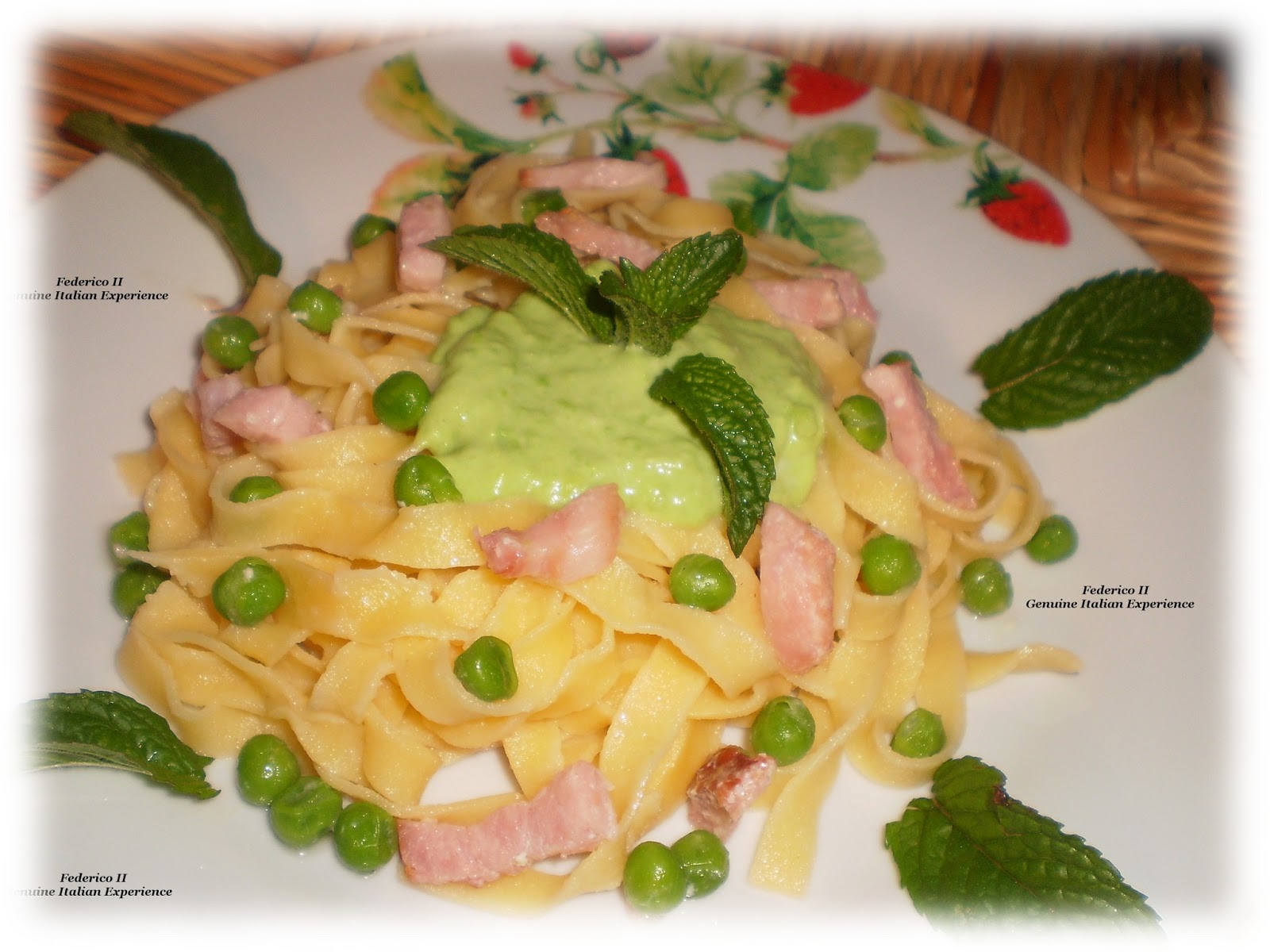 Genuine Italian Experience: Tagliatelle verde Primavera
