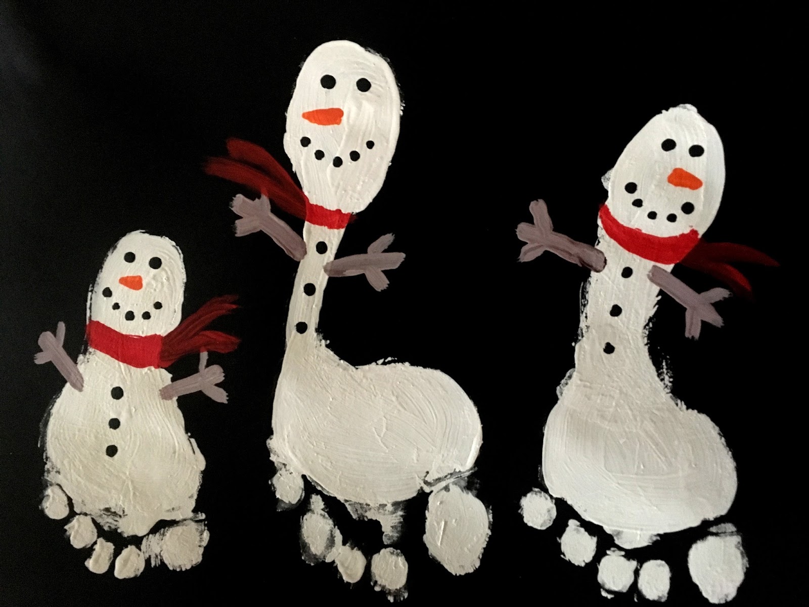 What I Live For: Footprint Snowman