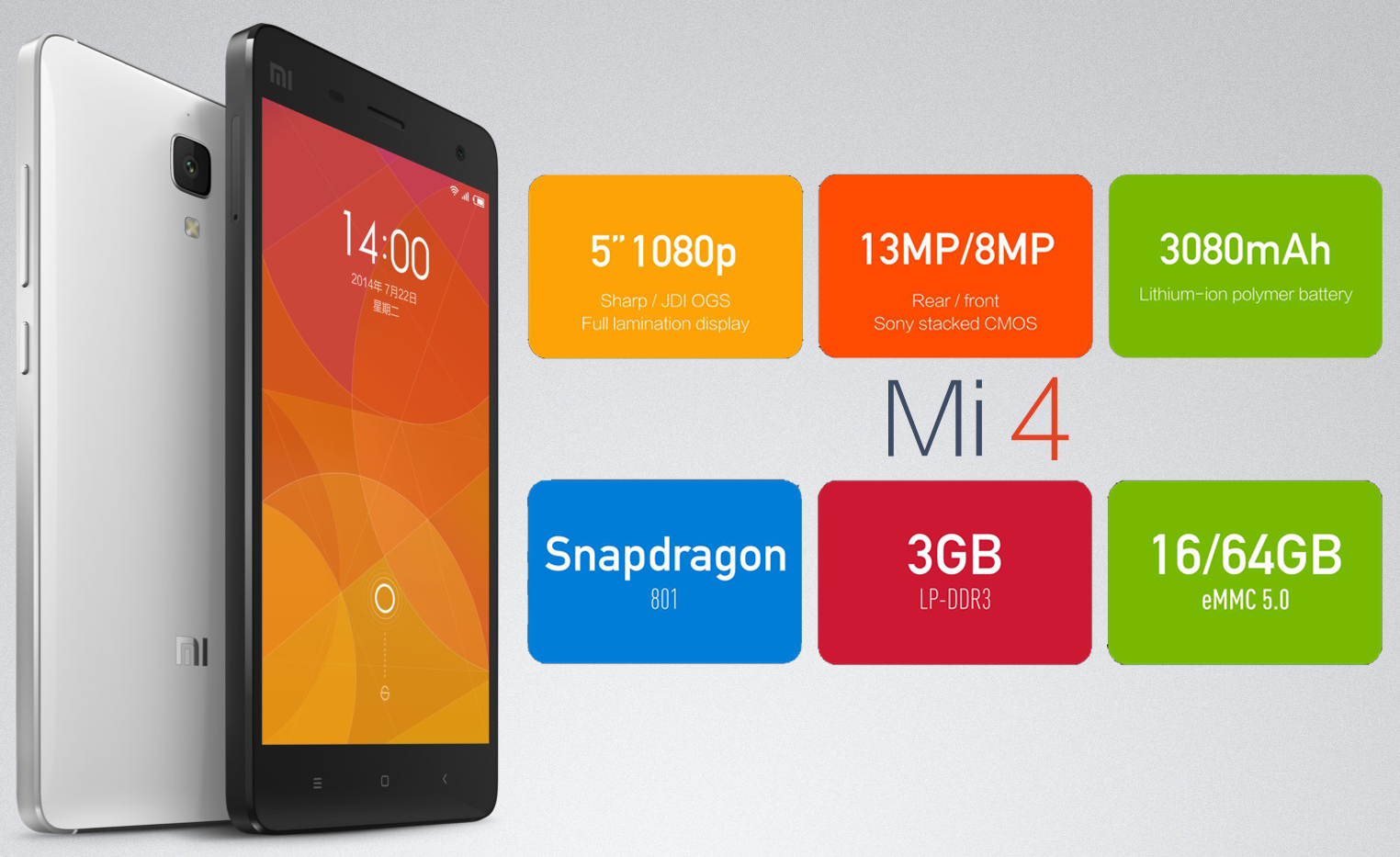 Xiaomi Mi 4 LTE Specifications - GSM Phone Arena