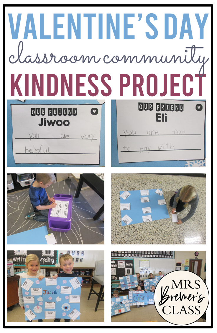 Valentine's Day Kindness Project | Mrs. Bremer's Class