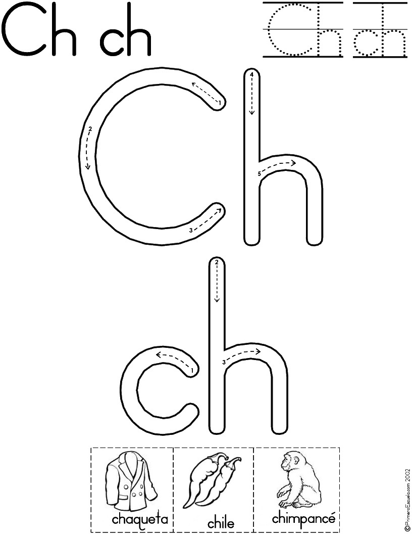 Letra Ch Activity - Riset