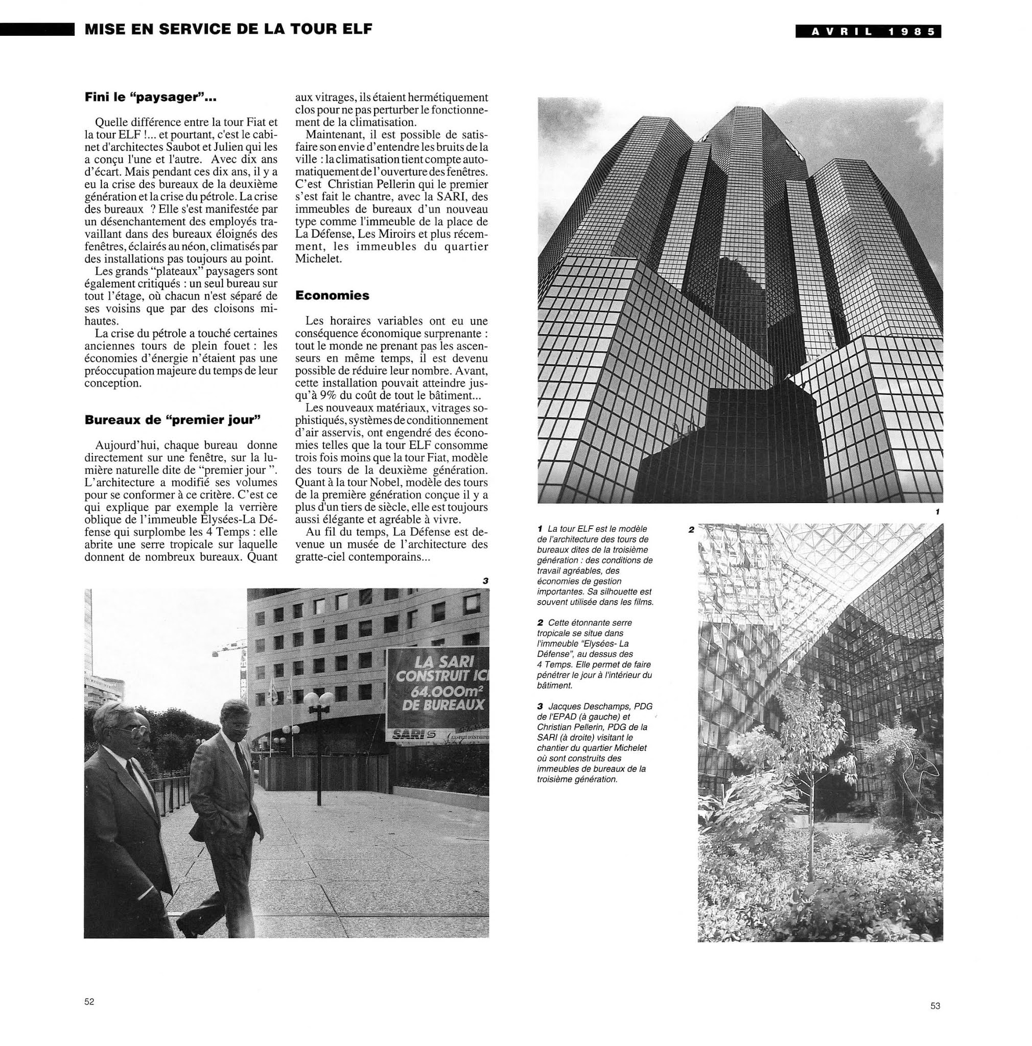 Paris La Défense - Histoire et histoires: 1985 - Mise en service de la ...