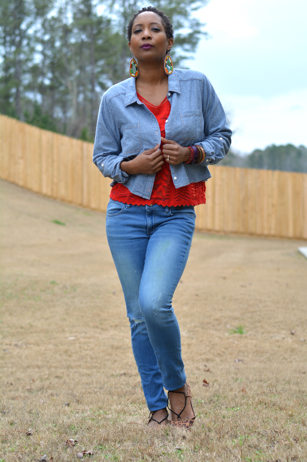 Double Shirts on Double Denim | Thriftanista in the City
