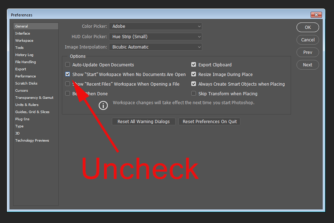 D.Gould Photography: New Welcome Screen in Photoshop CC