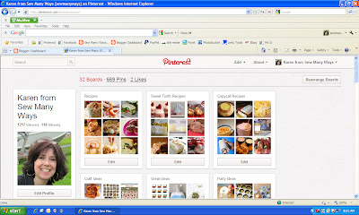 Sew Many Ways...: Pinterest Help...How to Pin and Repin
