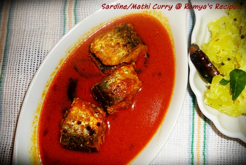 Ramya's Recipe...: Sardine/Mathi Curry