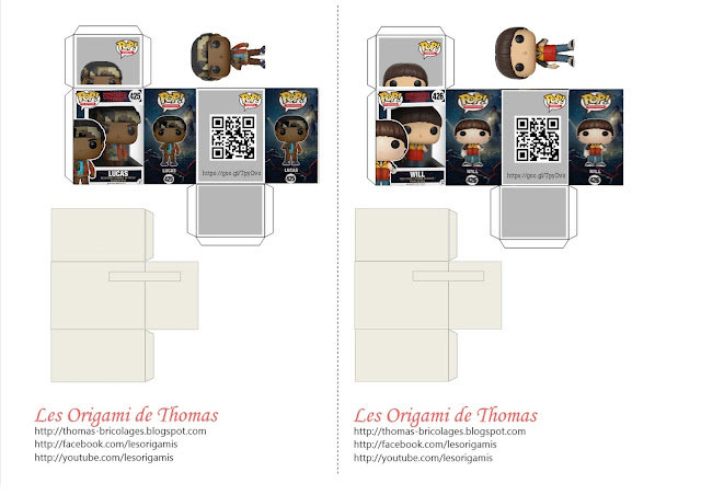 Funko Pop miniature en papercraft DIY