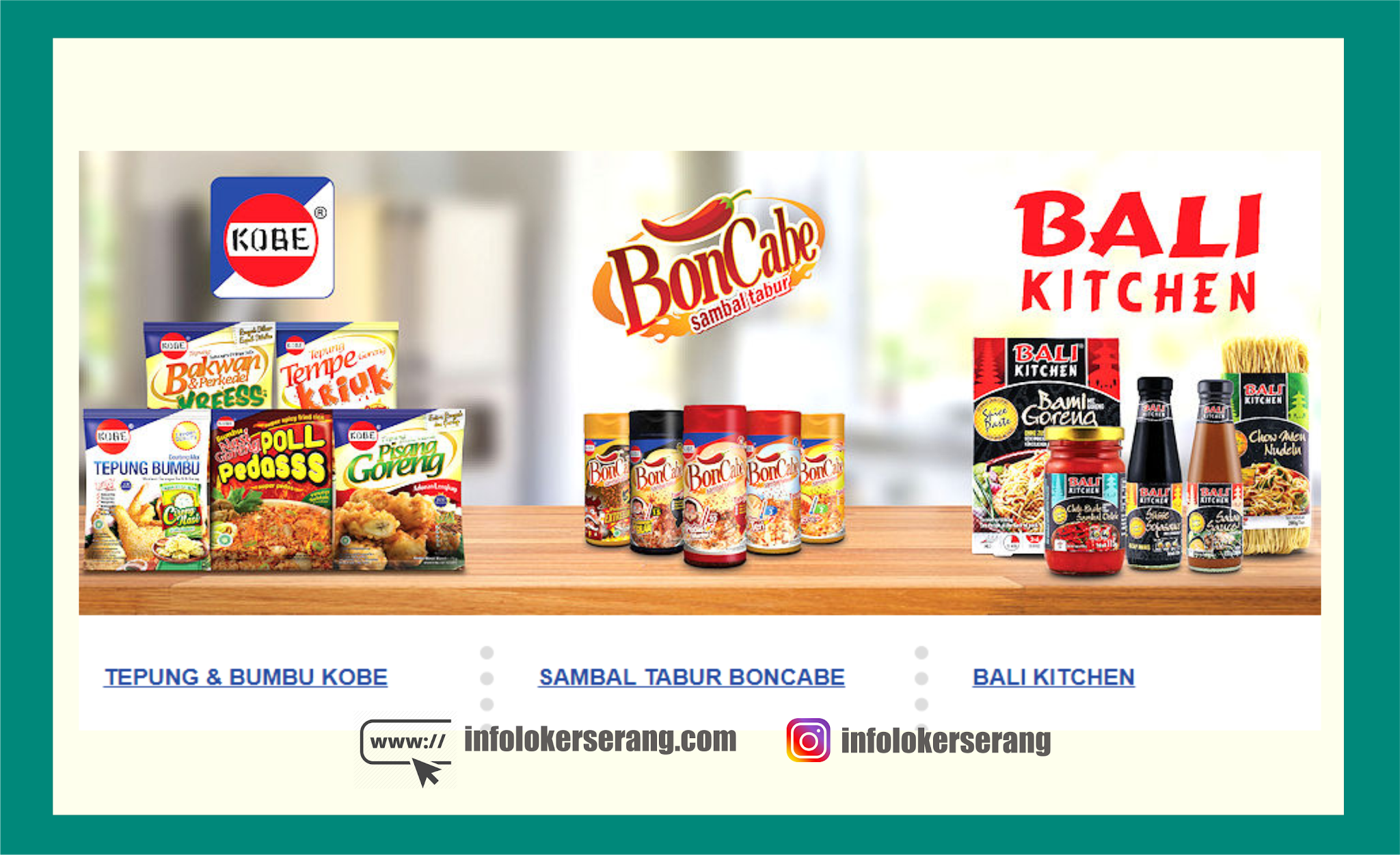 Lowongan Kerja PT. Kobe Boga Utama Tangerang – Info Loker Serang