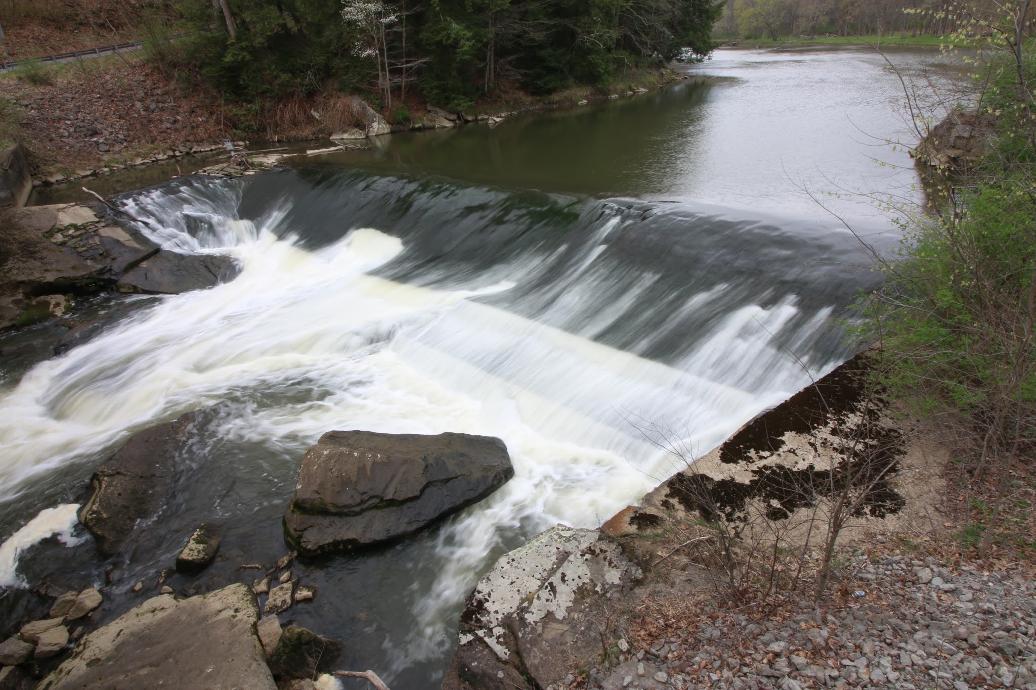 Frew Mills Falls Area of Slippery Rock Creek and Grant City Falls ...