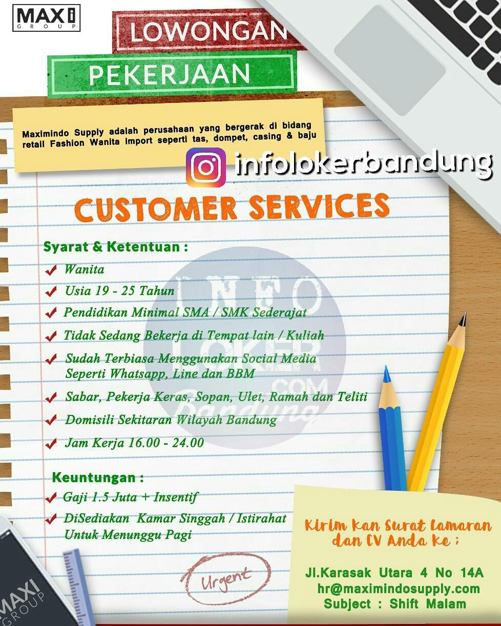 Lowongan Kerja Customer Service Online Maxi Grup September 2017 - Info ...