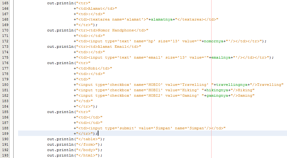 Knowledge, Technology and Information: Program Input Data Menggunakan Hashtable di Java Servlet