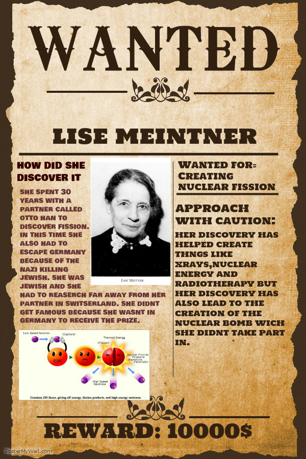 caio`s learning blog: MY Science wanted poster