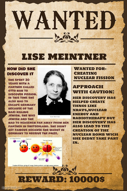 caio`s learning blog: MY Science wanted poster