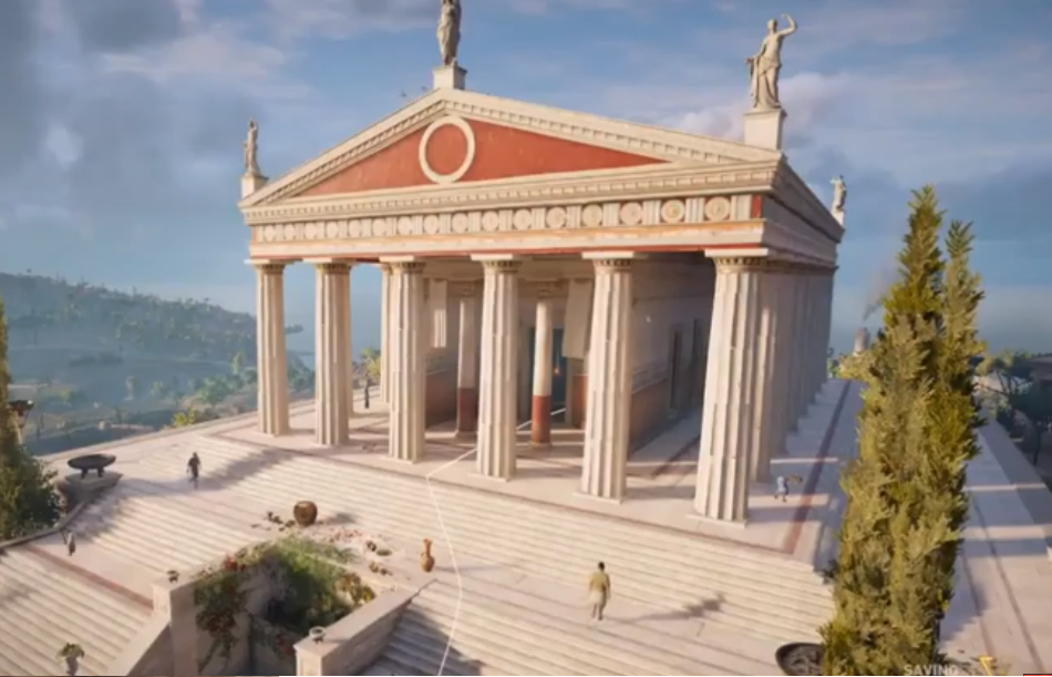 Greek Asia: THE TEMPLE OF ZEUS IN THE GREEK CITY OF CYRENE IN LIBYA