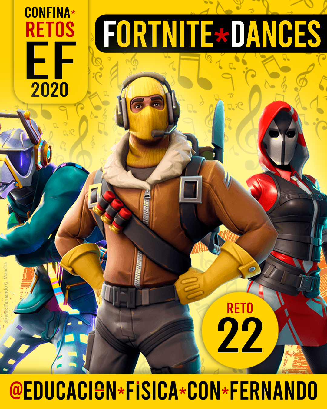 EDUCACIÓN FÍSICA con FERNANDO: CONFINA-RETO 22 : FORTNITE DANCES ...