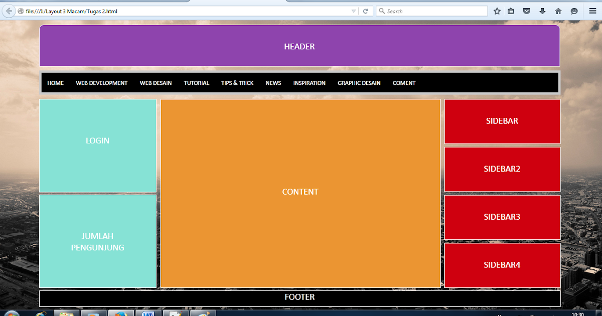 Layout Berbagai Model Dengan CSS Keren | Part 2 - Dunia Programming