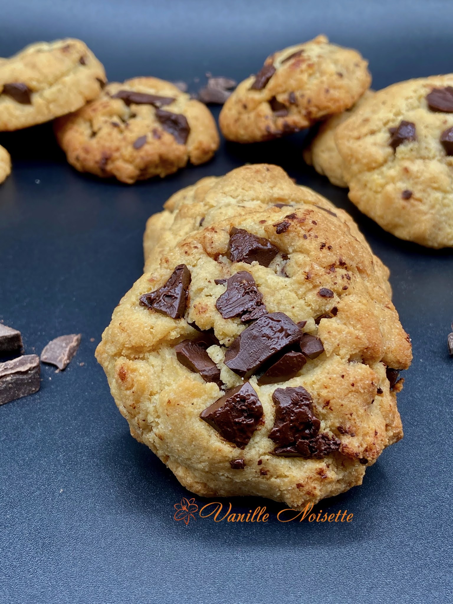 Vanille Noisette : LES COOKIES de PIROULIE SANS BEURRE / SANS FARINE
