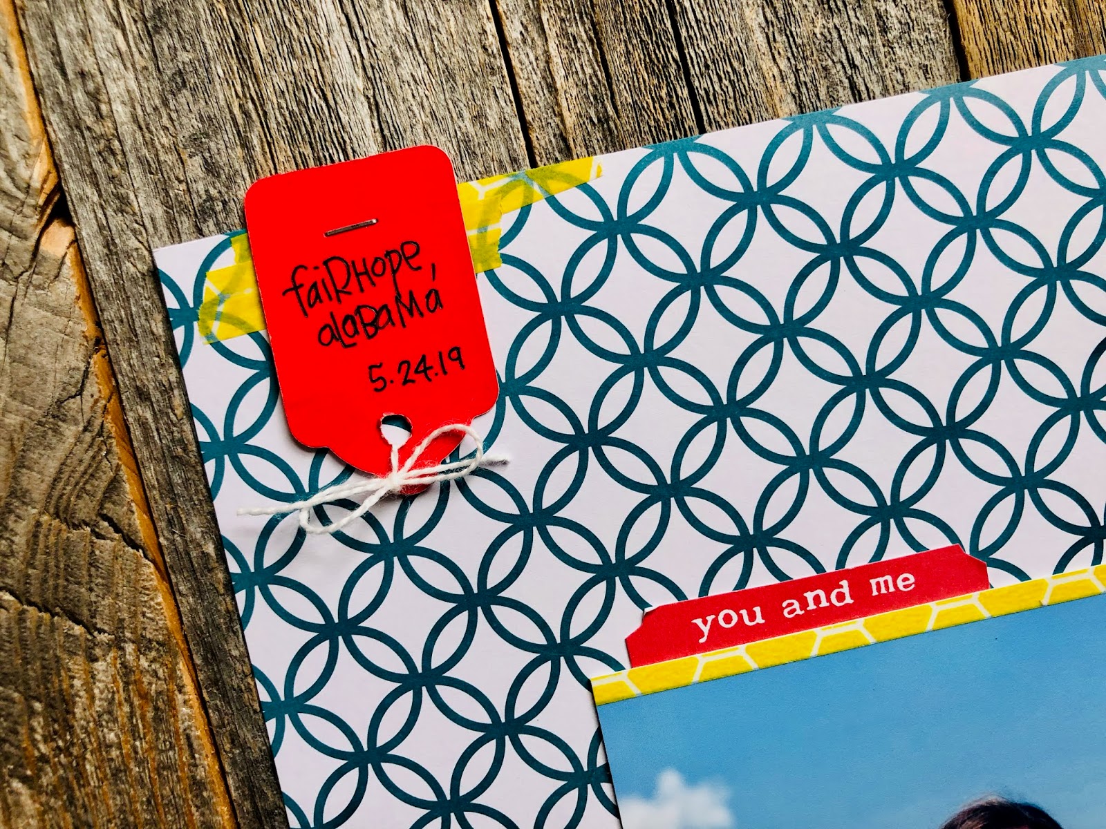 Using Tags On Scrapbook Pages