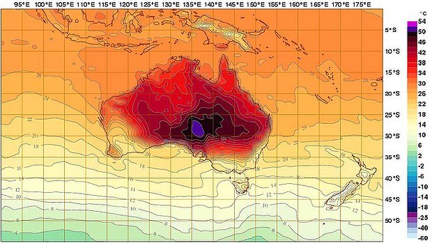 ECOGOV-2: 50 degrees Celsius in Australia