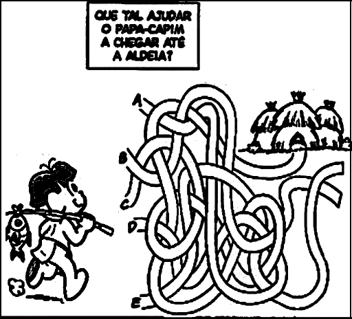 CANTINHO DA MAMI: Mais atividades para o Dia do Índio - Turma da Mônica