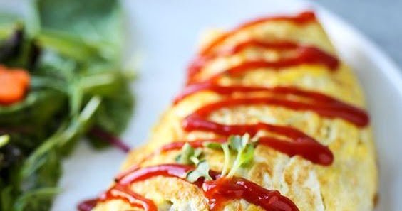 JAPANESE OMURICE RECIPE - food recipes drink favors