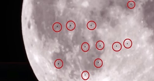 Strange Fleet Of UFOs Passed At A High Speed Close To Moon – Footage ...
