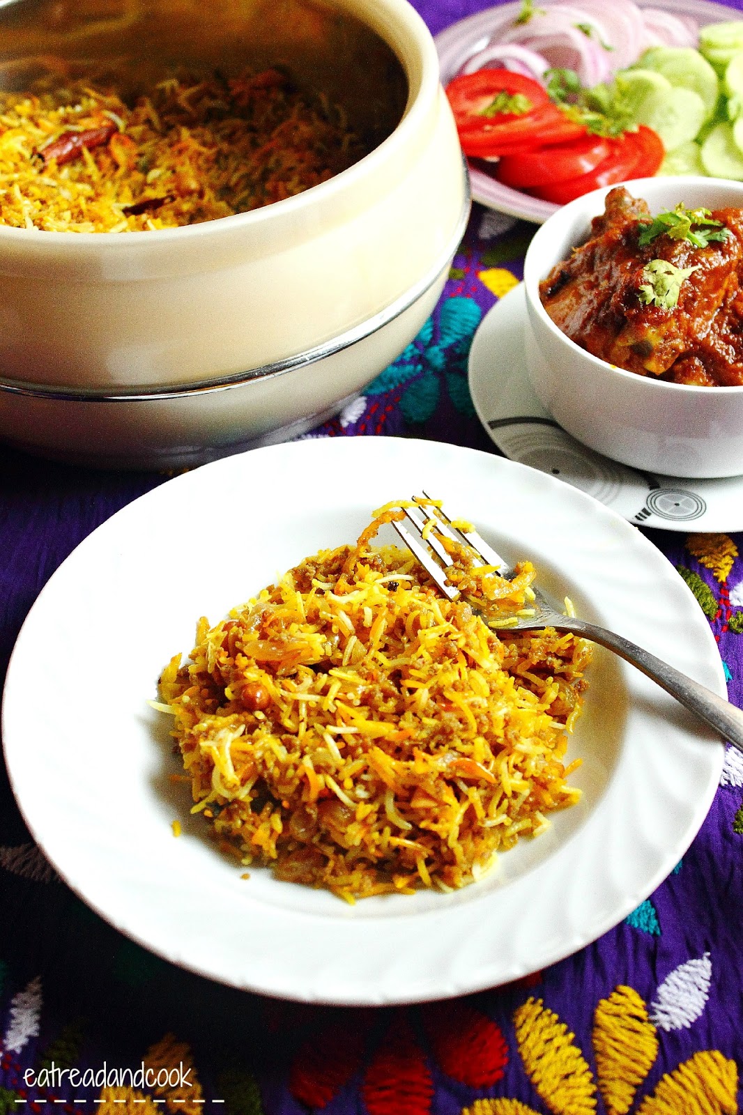 Keema Pulao / Rice Pilaf with Minced Meat
