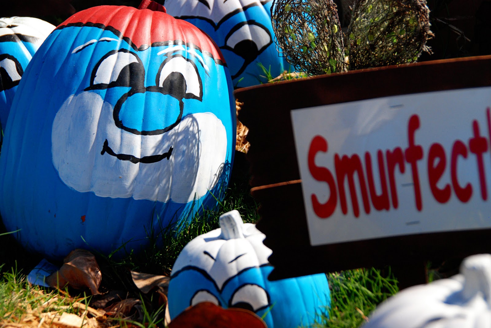 Smurf Pumpkins