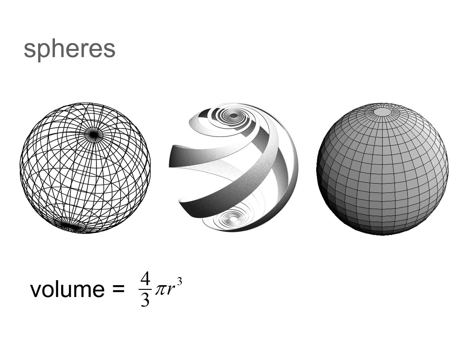 MEDIAN Don Steward mathematics teaching: sphere volume