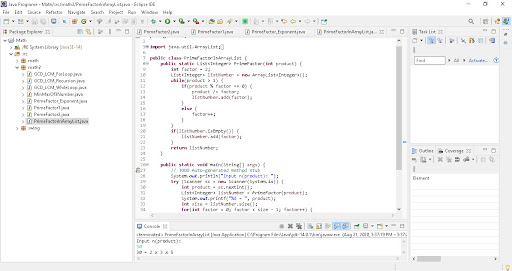Prime Factor In Java (Warning This Is not "Simple") 😂😂😂