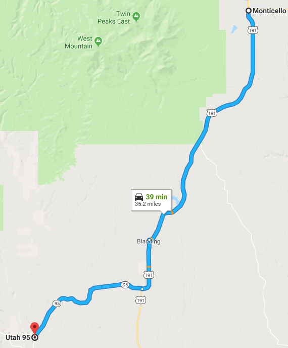 The Southwest Through Wide Brown Eyes: Butler Wash Ruins - Pueblo Overlook.