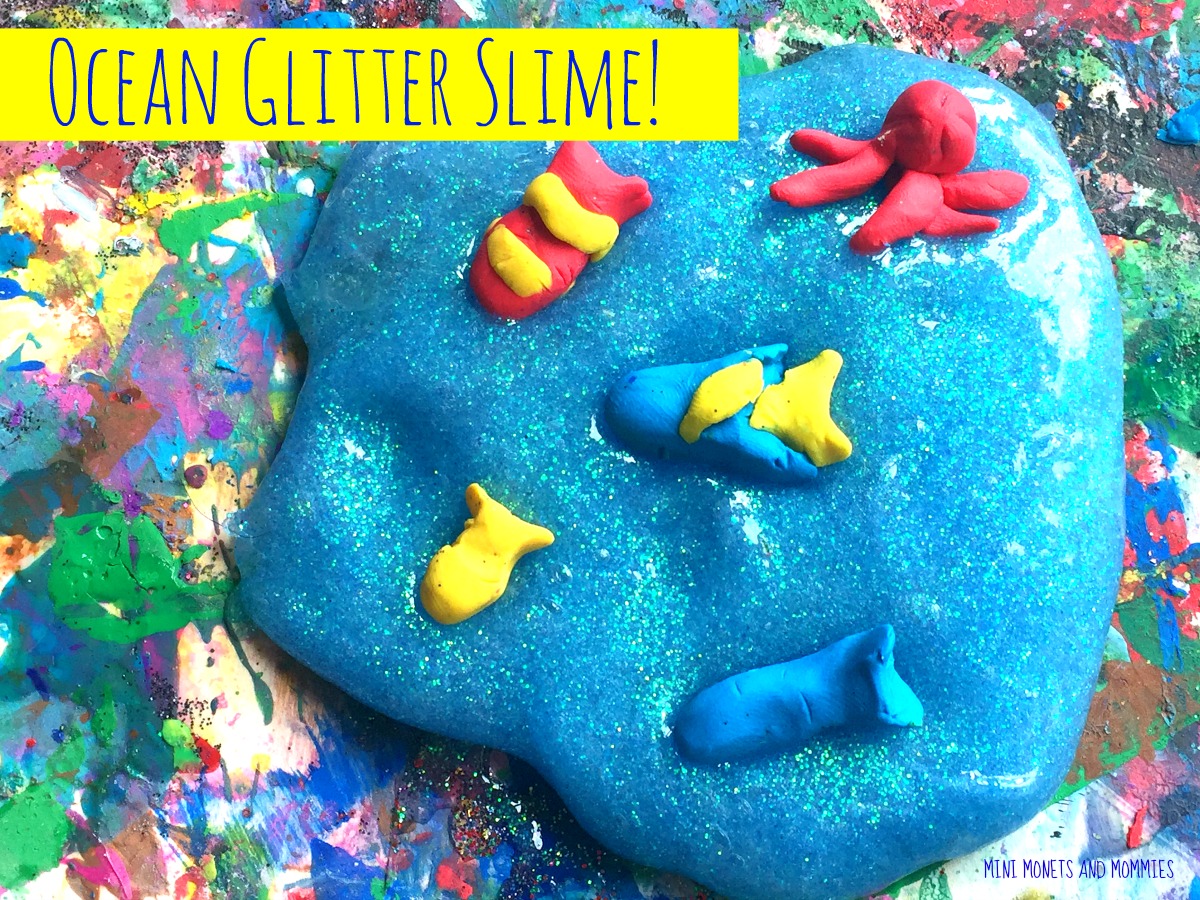 Mini Monets and Mommies: How To Make Underwater Ocean Slime