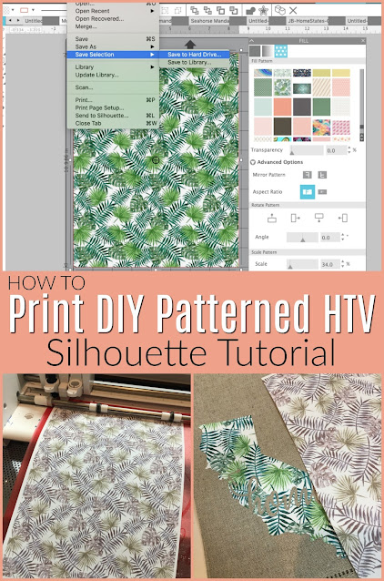 How to Print Patterned HTV with Silhouette CAMEO and EasySubli ...