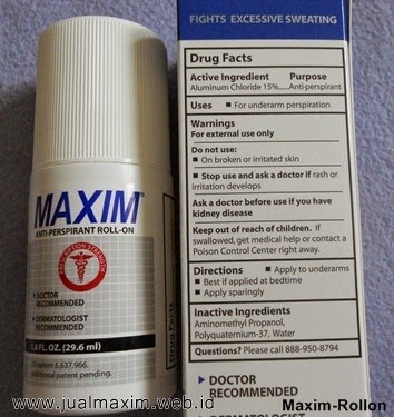 Harga Maxim Roll On | Jual Maxim Antiperspirant Murah