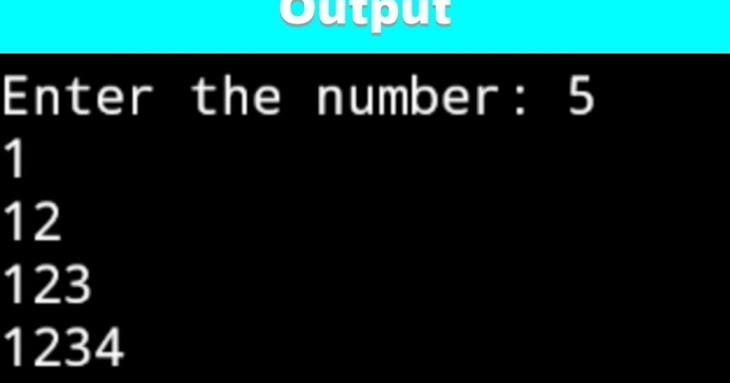 Codeforhunger C Program To Print Half Right Side Of Pyramid Number Pattern Codeforhunger C Program To Print Half Right Side Of Pyramid Number Pattern