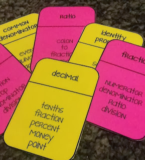 6th Grade Marks the Spot: Math Vocabulary - Taboo!