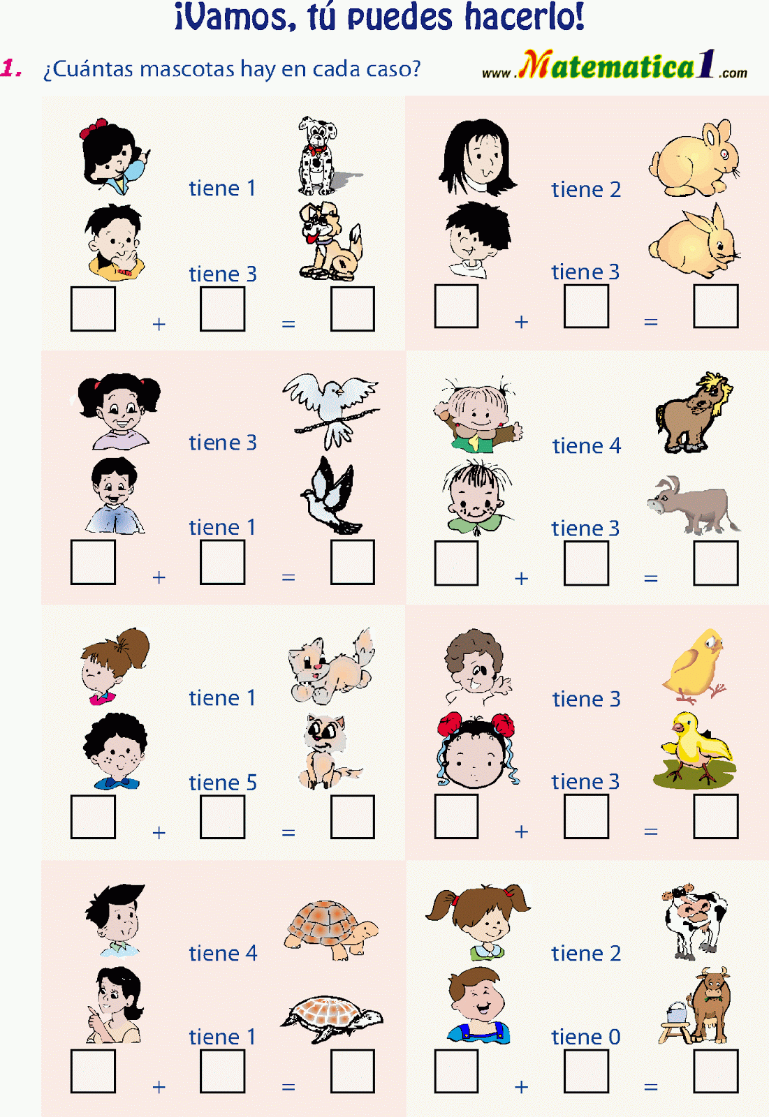 SUMAS Y RESTAS ACTIVIDADES PARA NIÑOS DEL PREESCOLAR , JARDIN , INICIAL ...