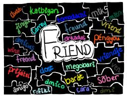 Huge Lovers Quotes: Friend in different Languages