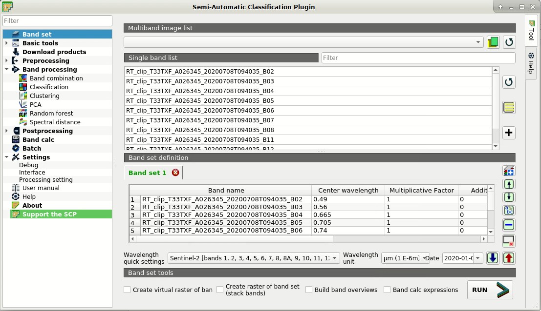 From GIS to Remote Sensing: Random Forest Classification using the Semi-Automatic Classification ...