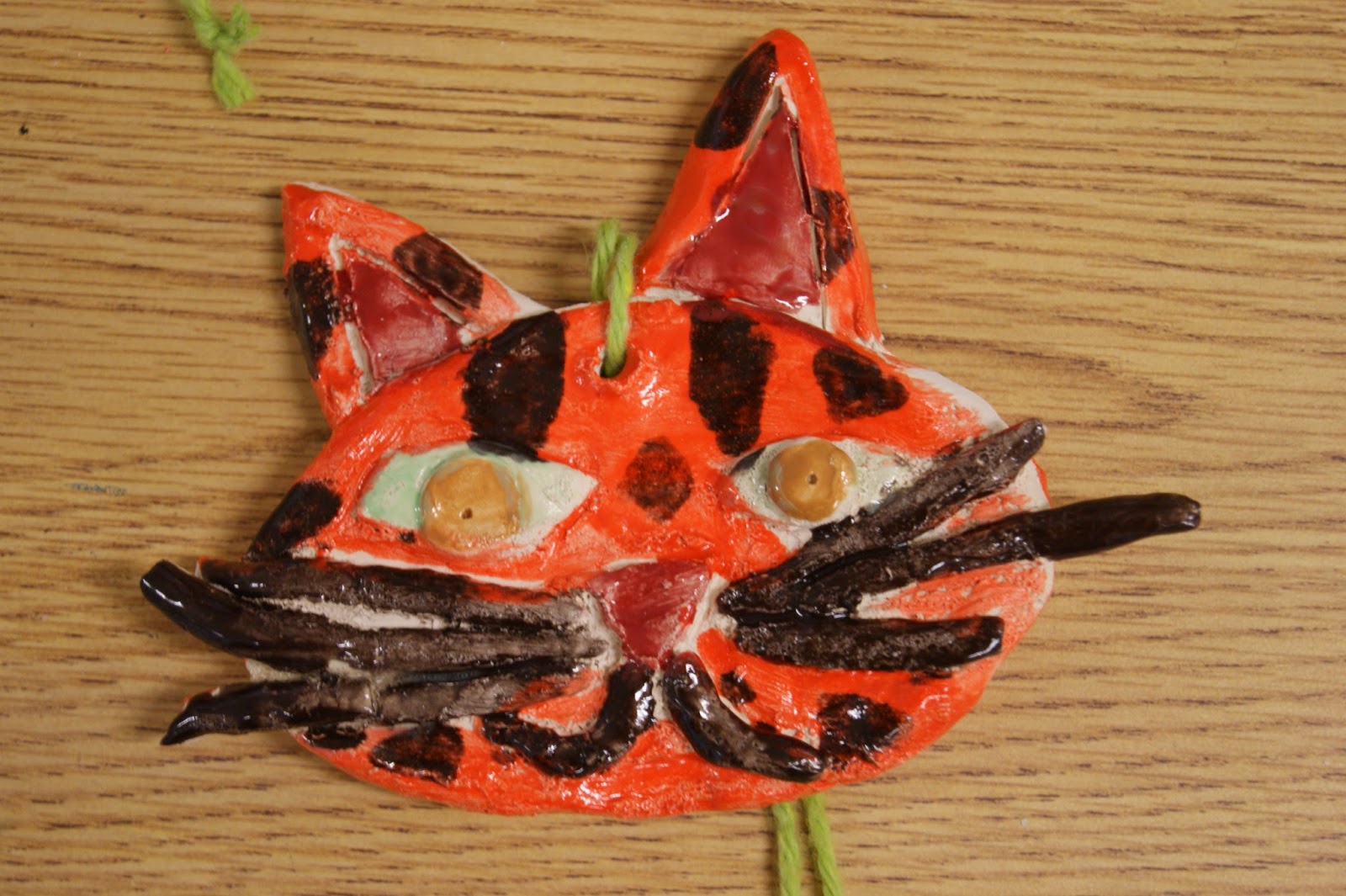 Lines, Dots, and Doodles: Clay Faces, 5th Grade