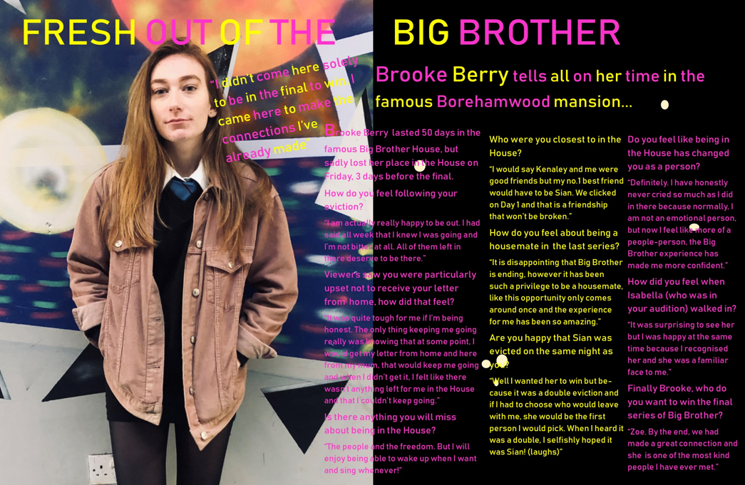 Big Brother Magazine (Original Image Version and Non-Original Image ...