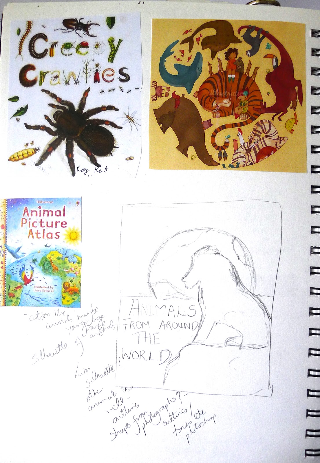 Eyes to Illustration: Exercise: Children's book cover Animals from ...