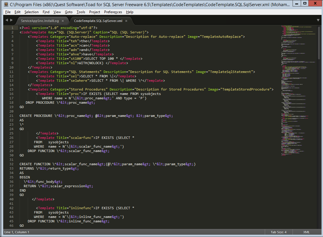 Skate Through Code Toad For Sql Server Auto Complete Auto Replace New Entry Not Working Fix