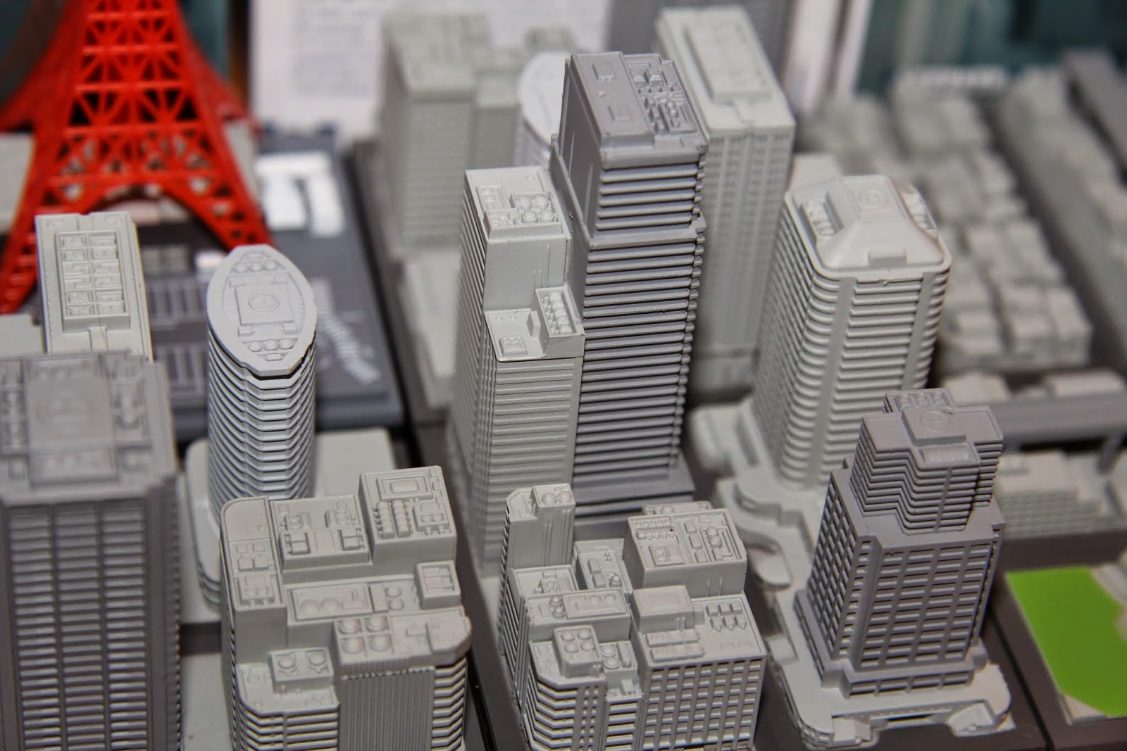 Geocraper Miniatures of Tokyo For Dioramas