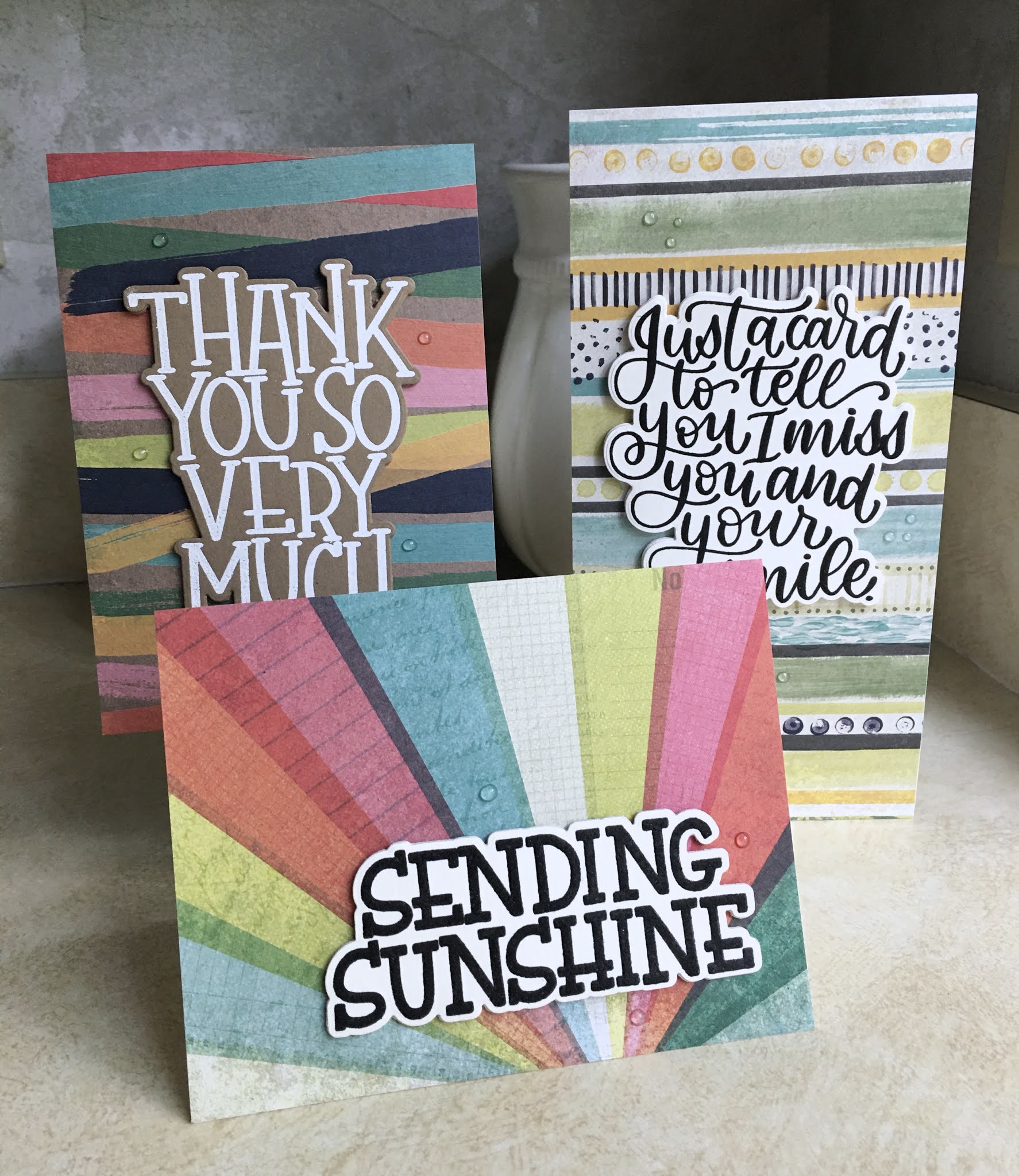 I'm in Haven: Big Sentiment Stamps with Dies