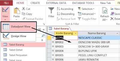 Cara Membuat Database Baru dan Tabel di Ms Access 2013 ...