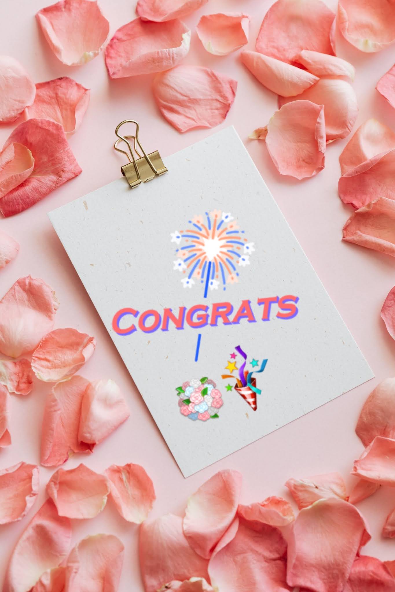 Alternatives of congratulations