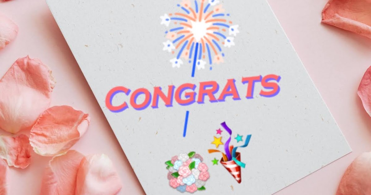 Alternatives of congratulations