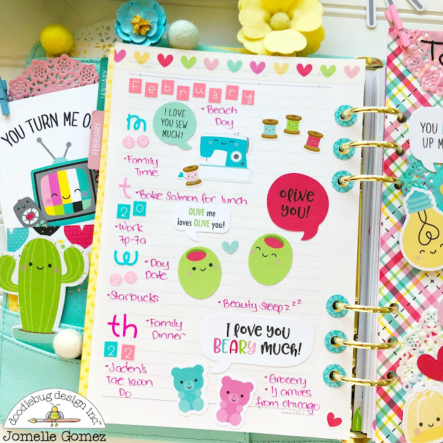Doodlebug Design Inc Blog: Chit Chat Focus | Planner Pages by Jomelle